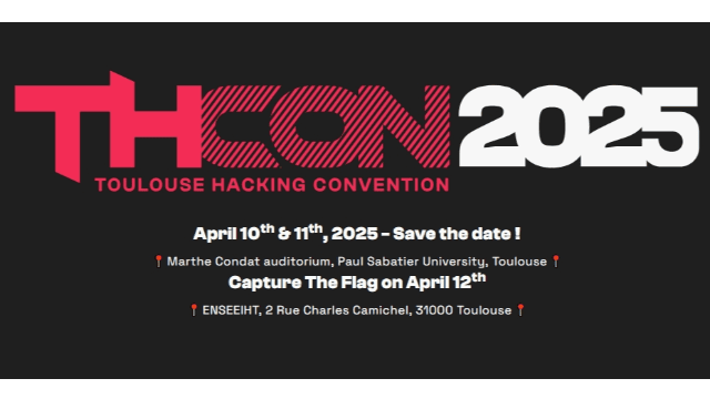 Toulouse Hacking Convention 2025 (THCon 2025) | AIn7